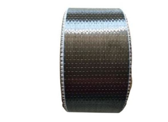 High­ Strength CFRP Wrap 100 Meters Per Roll Black Color With Epoxy Resin